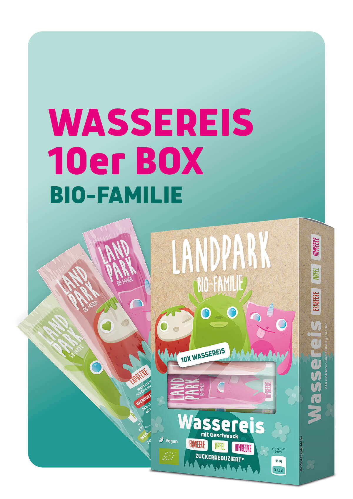 Bio-Wassereis 10er Box – Landpark